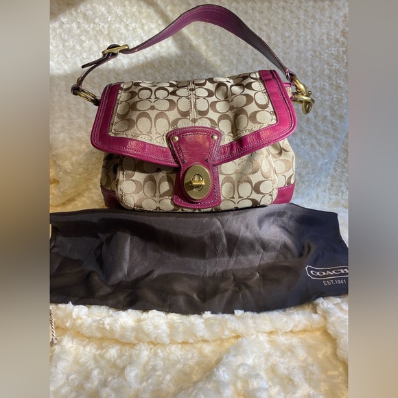 Coach | Bags | Coach Legacy Signature Ali Flap Shoulder Bag | Poshmark